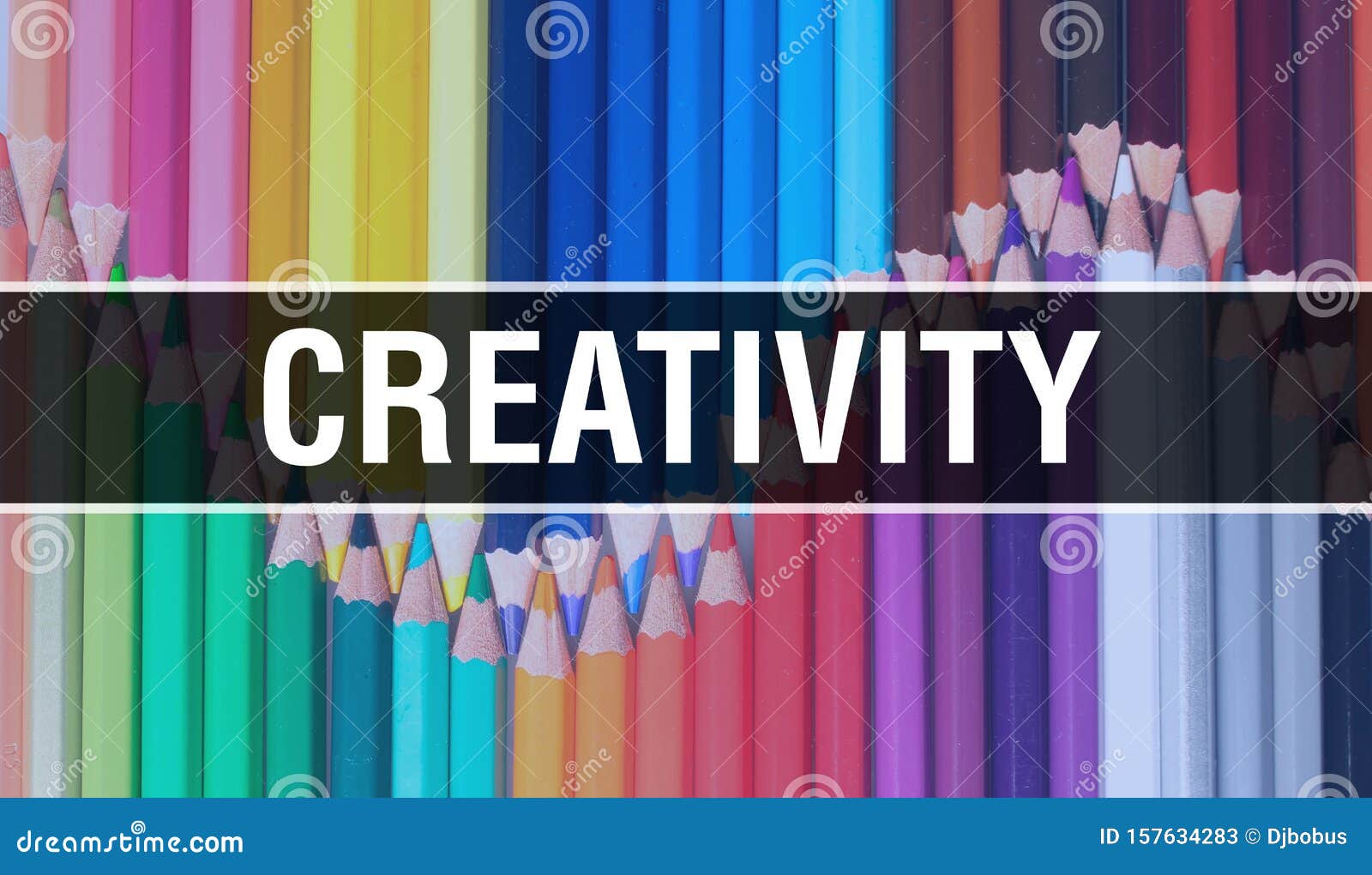 Creativity Concept Illustration on Back To School Banner with Education ...