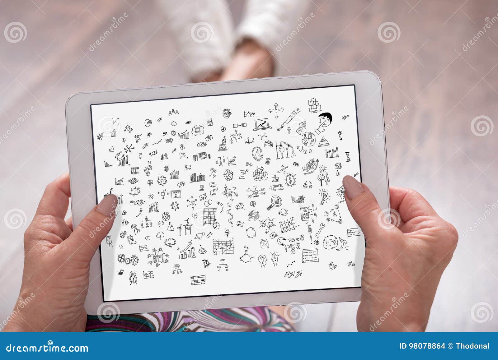 Creativity Concept on a Tablet Stock Photo - Image of brainstorm ...