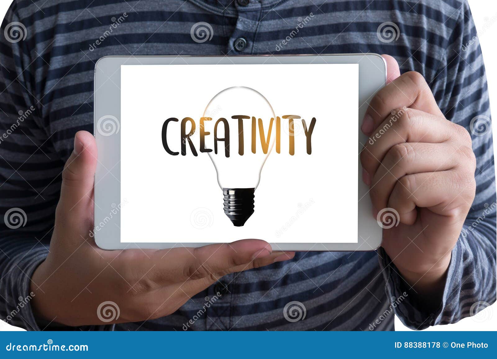 CREATIVITY Creative and Design Thinking Innovation Process and I Stock ...