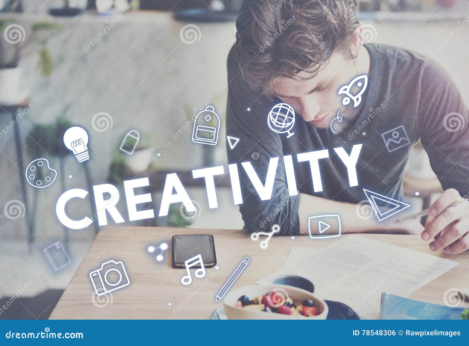 Creativity Design Process Graphics Concept Stock Photo - Image of ...