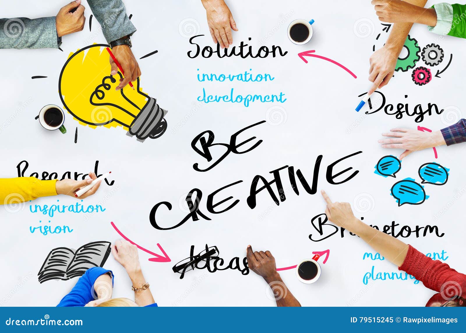 Creativity Design Process Graphics Concept Stock Illustration ...