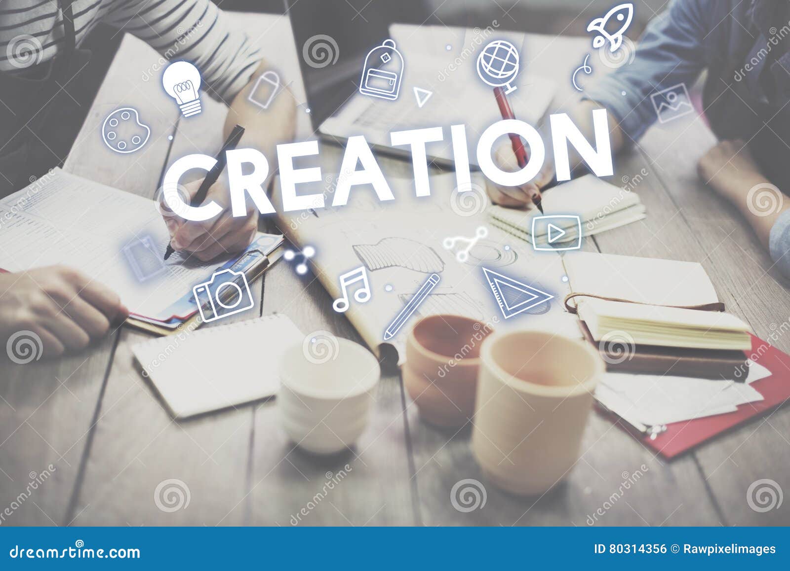 Creativity Design Process Graphics Concept Stock Photo - Image of fresh ...