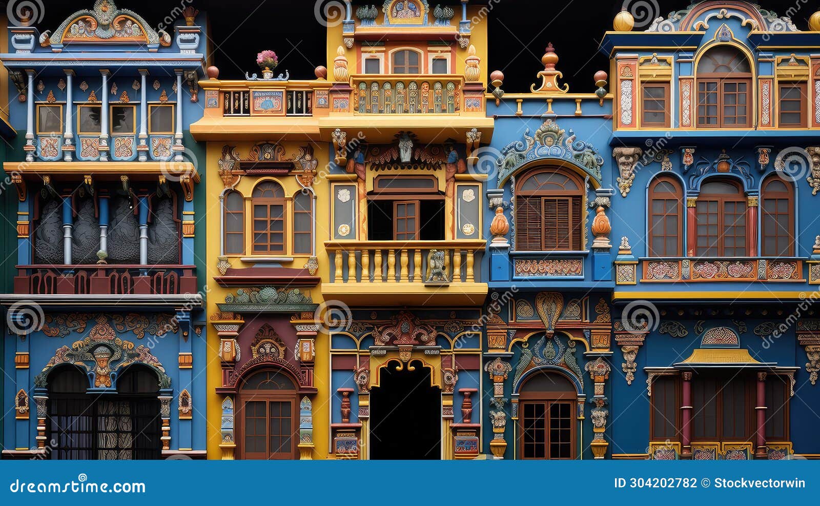 Creativity Display Architecture Background Stock Illustration ...