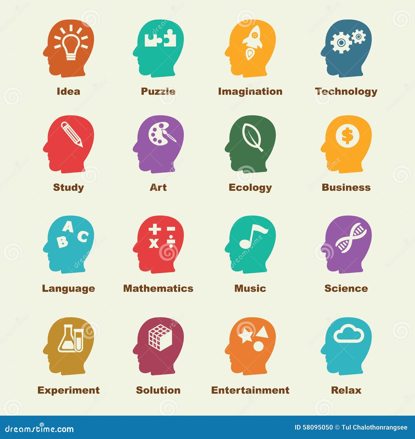 Creativity Elements Stock Vector - Image: 58095050