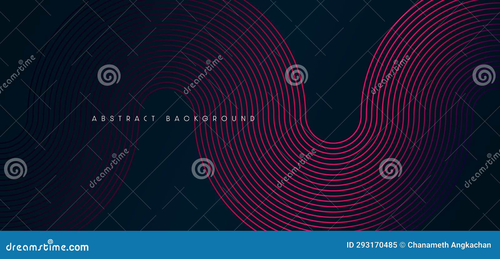 Creativity Geometric Curves on Gradient Pattern Background Stock ...