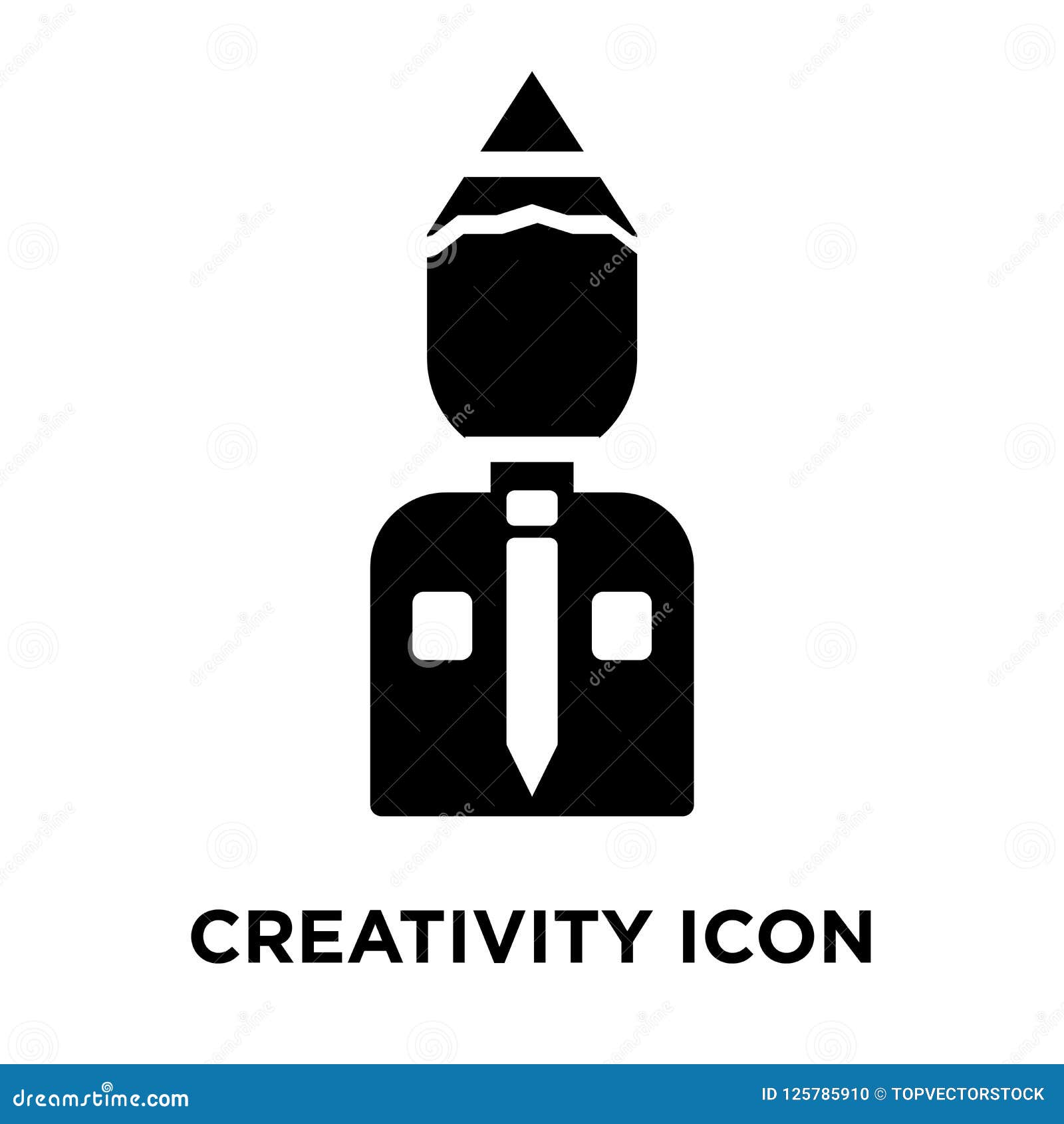 Creativity IconÂ Vector Isolated on White Background, Logo Concept of ...