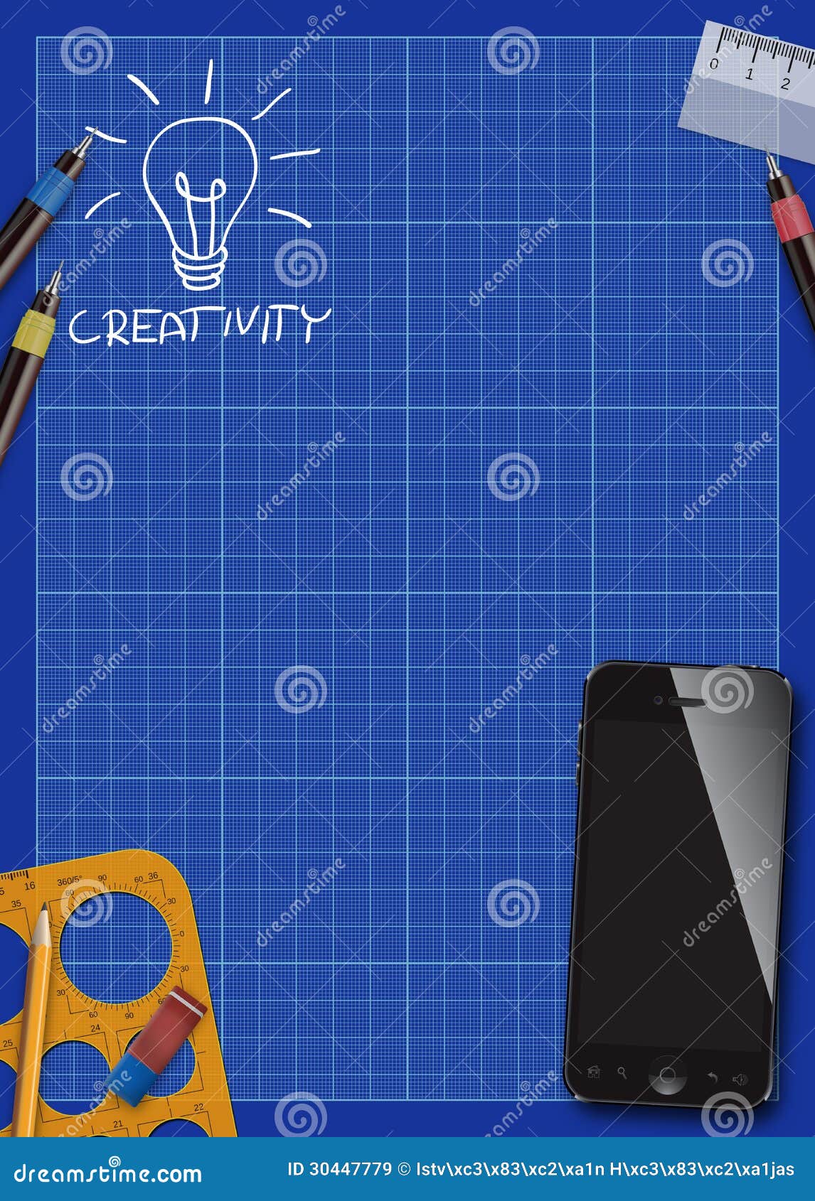 Creativity idea background stock illustration. Illustration of design ...