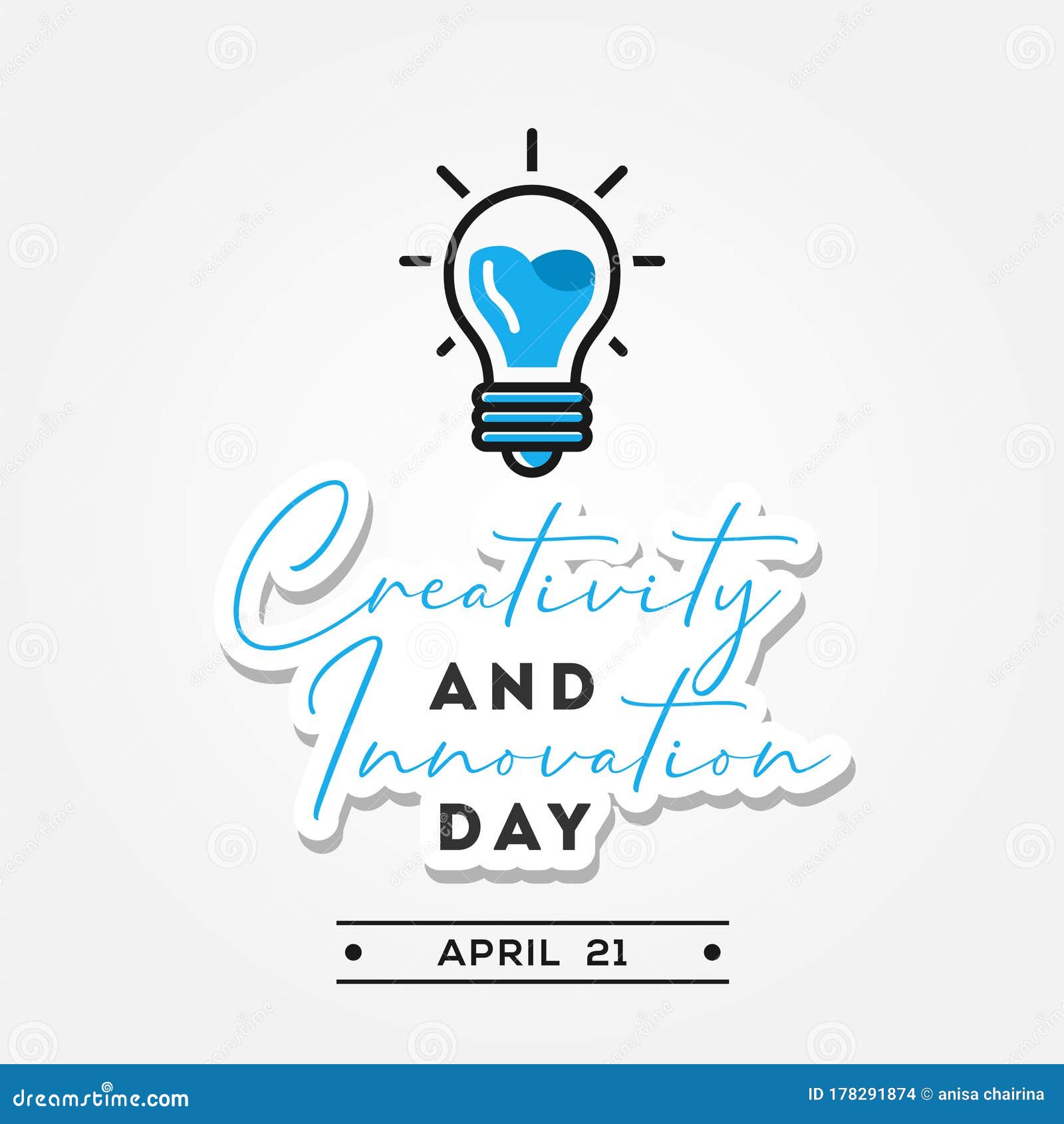 Creativity and Innovation Day Vector Design Illustration for Celebrate ...