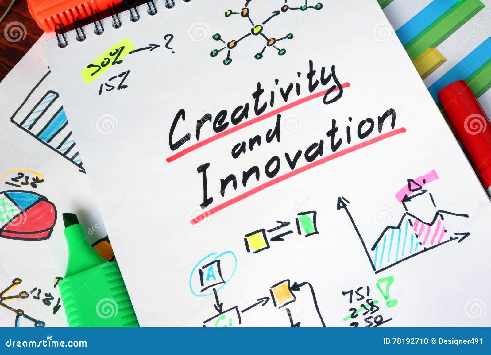Creativity and Innovation stock photo. Image of creativity - 78192710