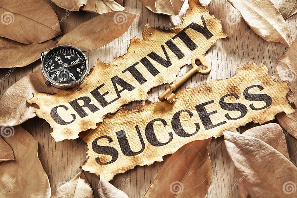 Creativity is Key To Success Concept Stock Photo - Image of creativity ...