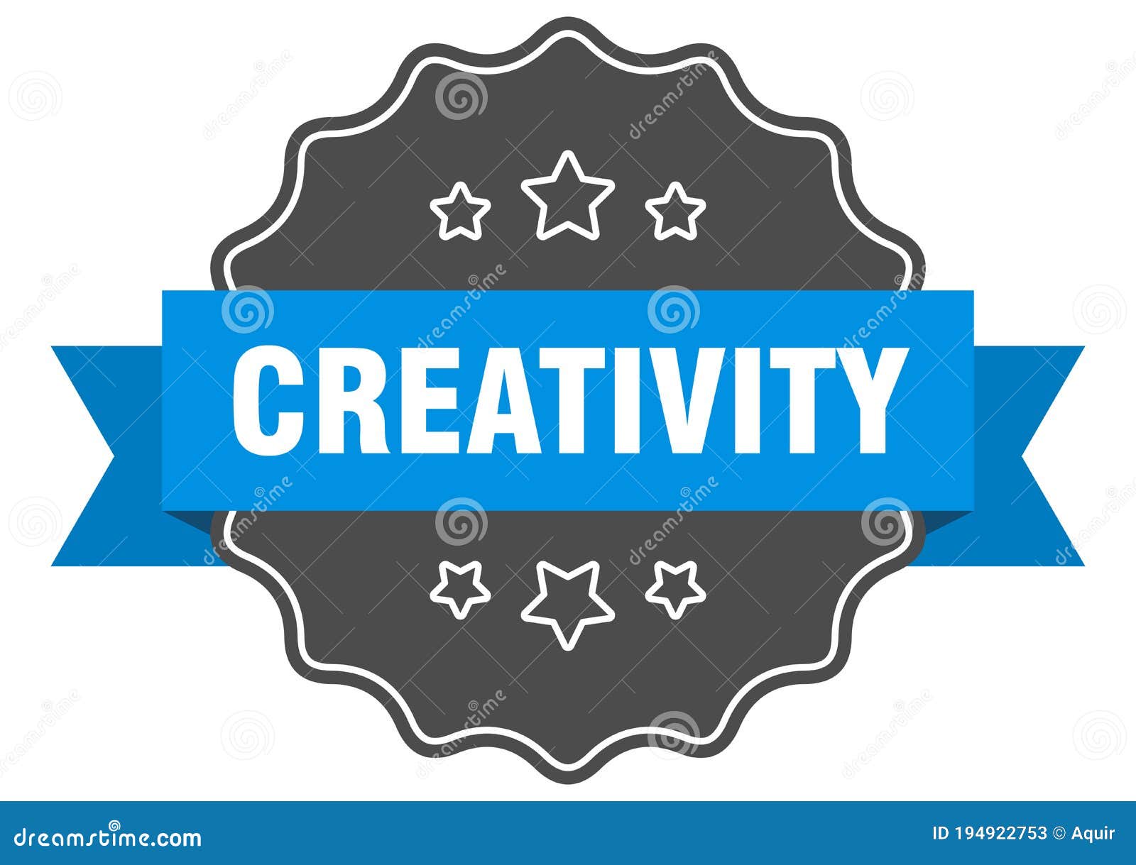 Creativity Label. Creativity Isolated Seal. Sticker. Sign Stock Vector ...
