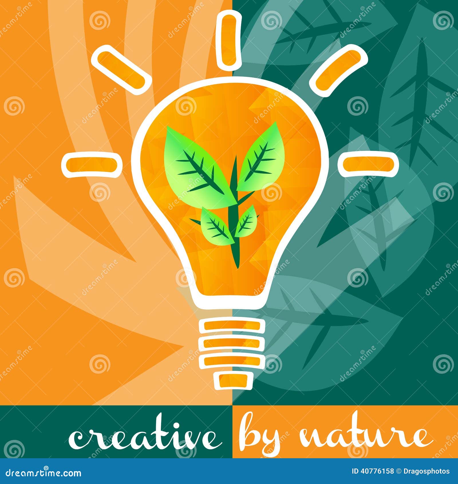 Creativity Light Bulb Concept Stock Illustration - Illustration of ...