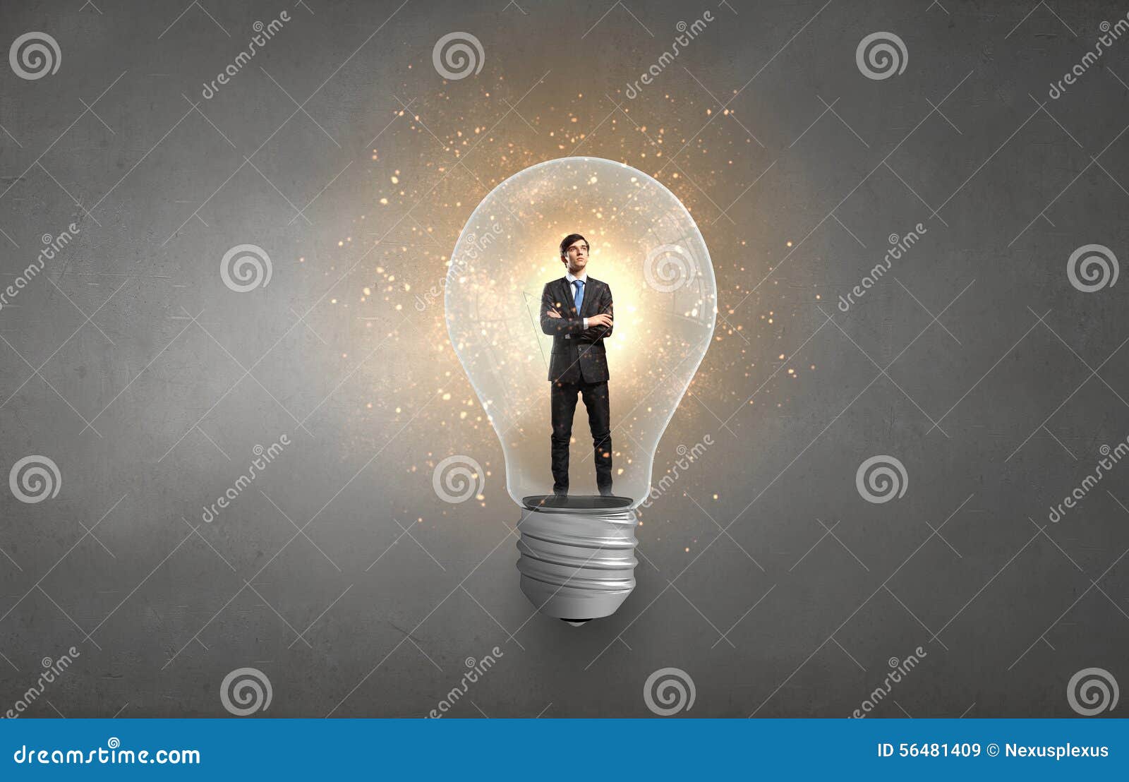 Creativity man stock image. Image of business, caucasian - 56481409
