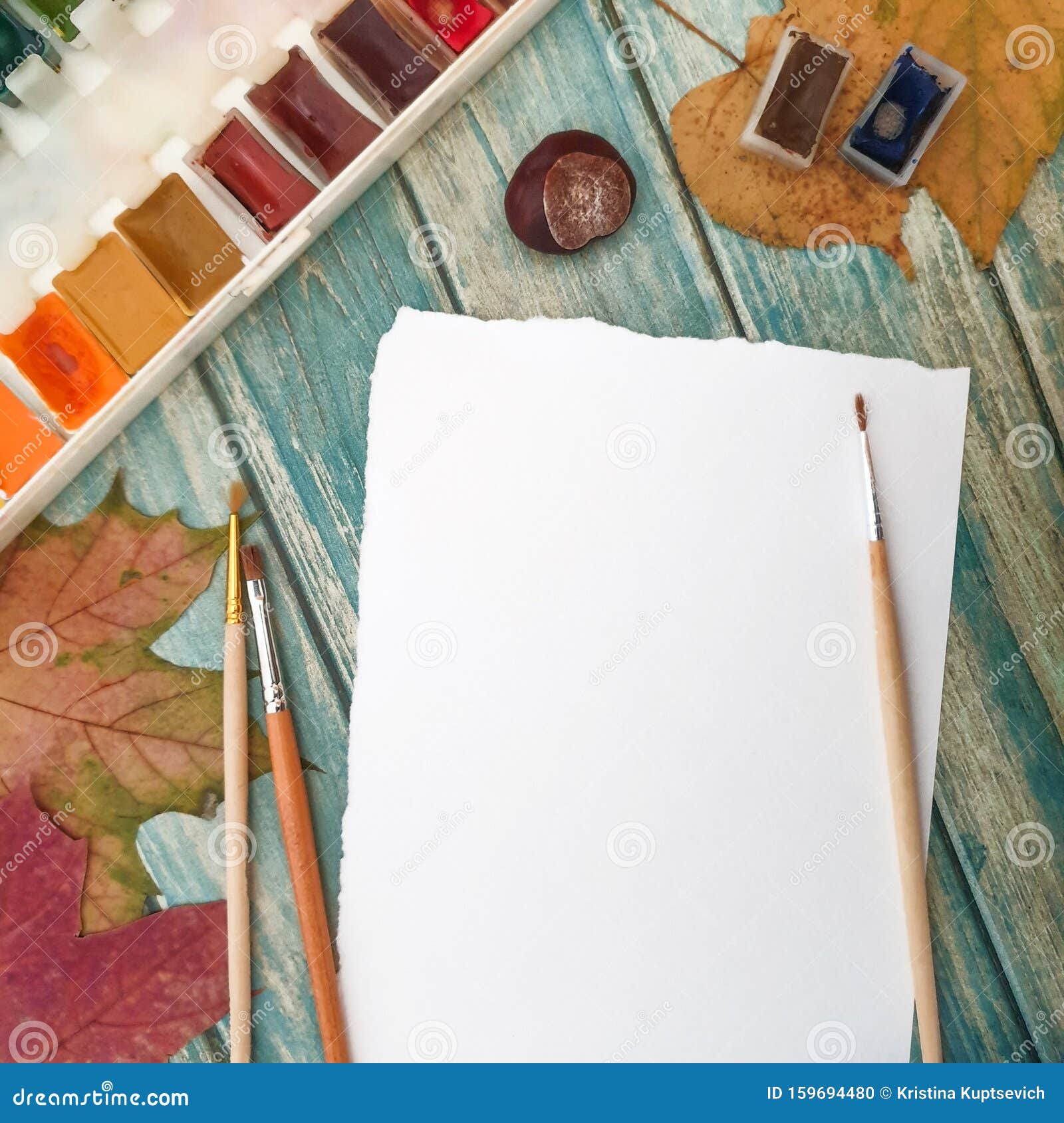 Creativity, Objects for Painting with Copy Space Stock Photo - Image of ...