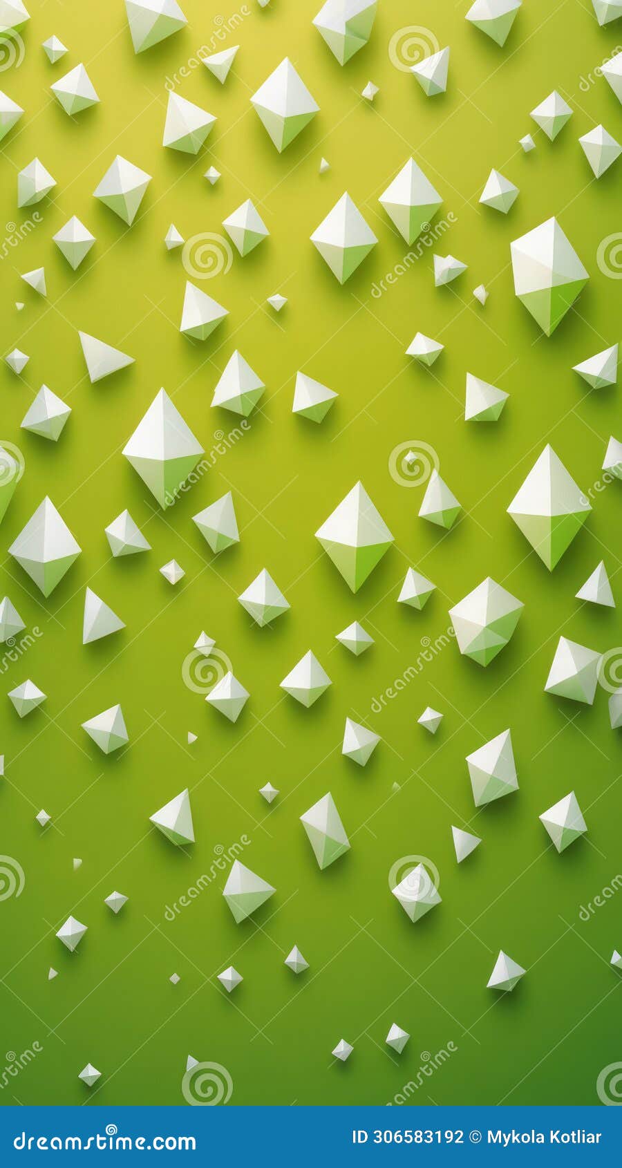 Creativity in Paints from Diamond Shapes and Lime Stock Photo - Image ...