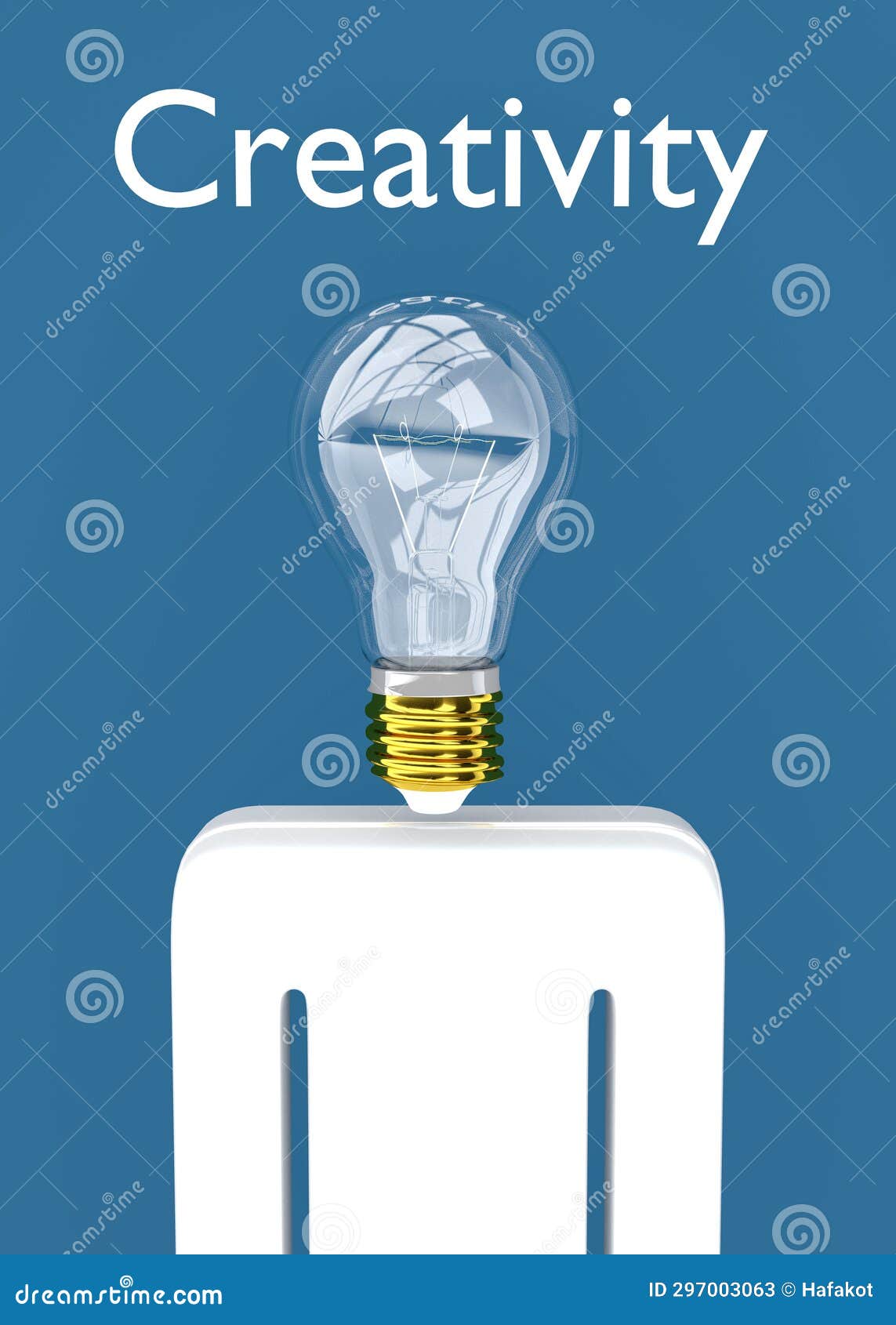 Creativity - Personality Concept Stock Illustration - Illustration of ...