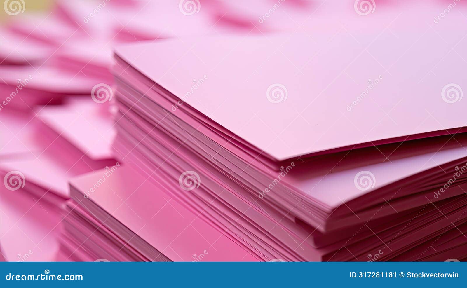 Creativity Pink Construction Paper Stock Illustration - Illustration of ...