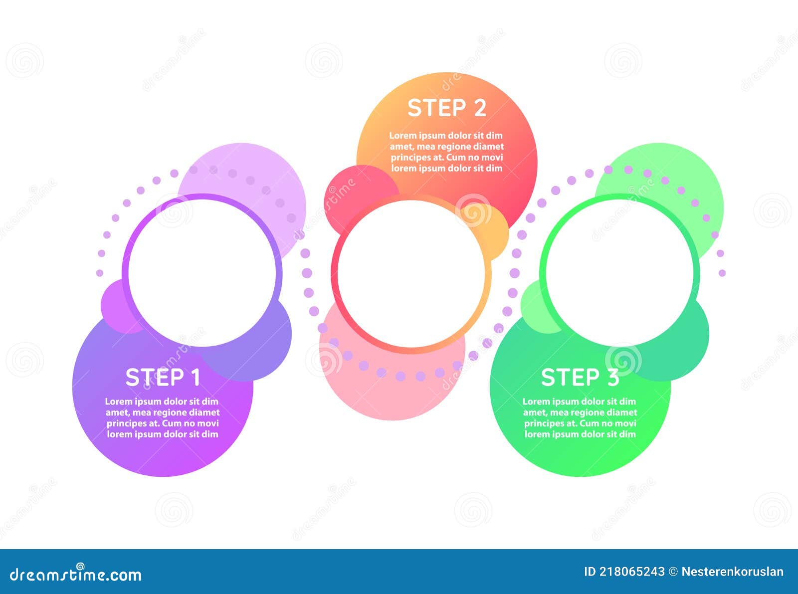Creativity Process Vector Infographic Template Stock Vector ...
