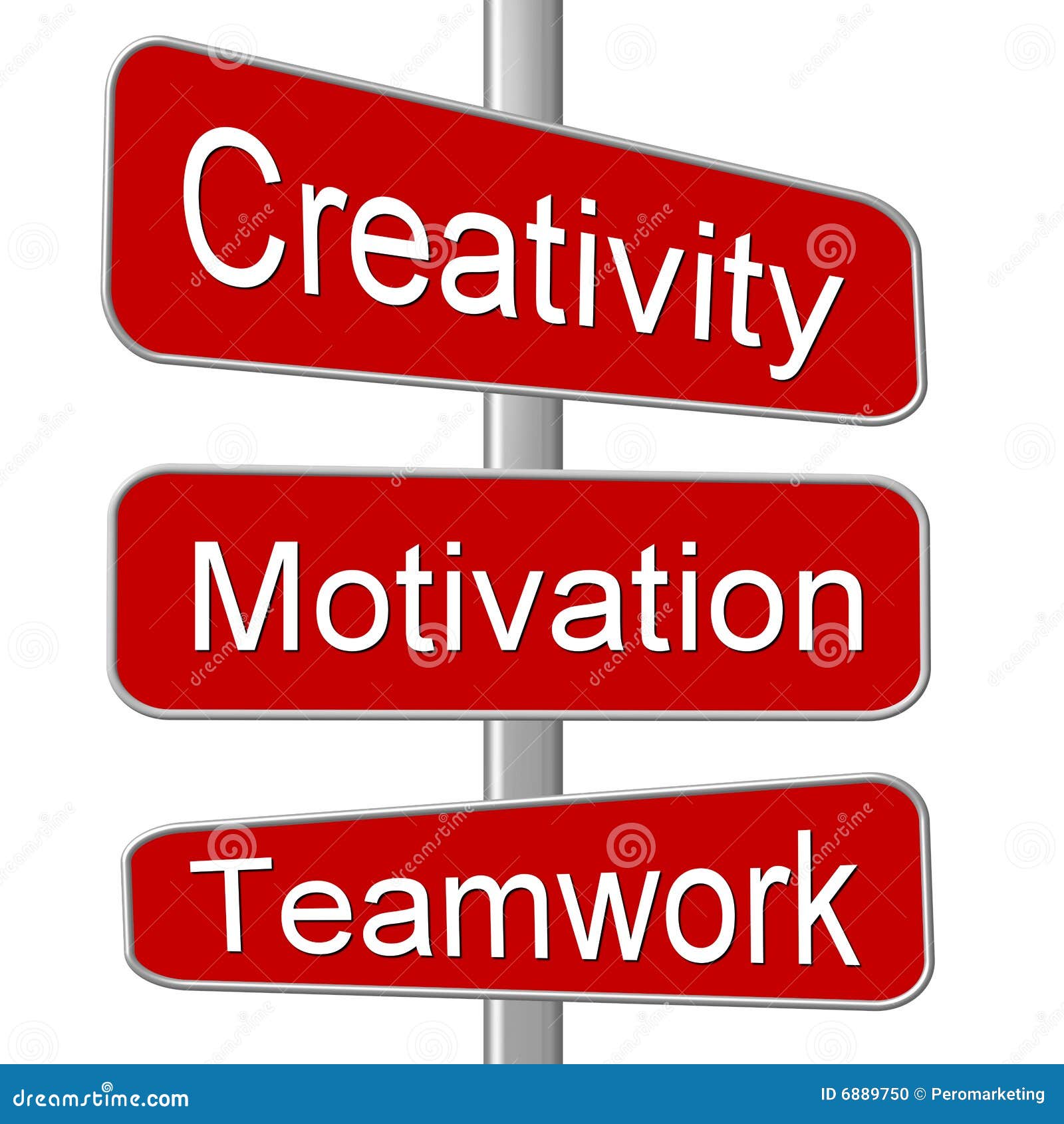 Creativity road sign stock illustration. Illustration of work - 6889750