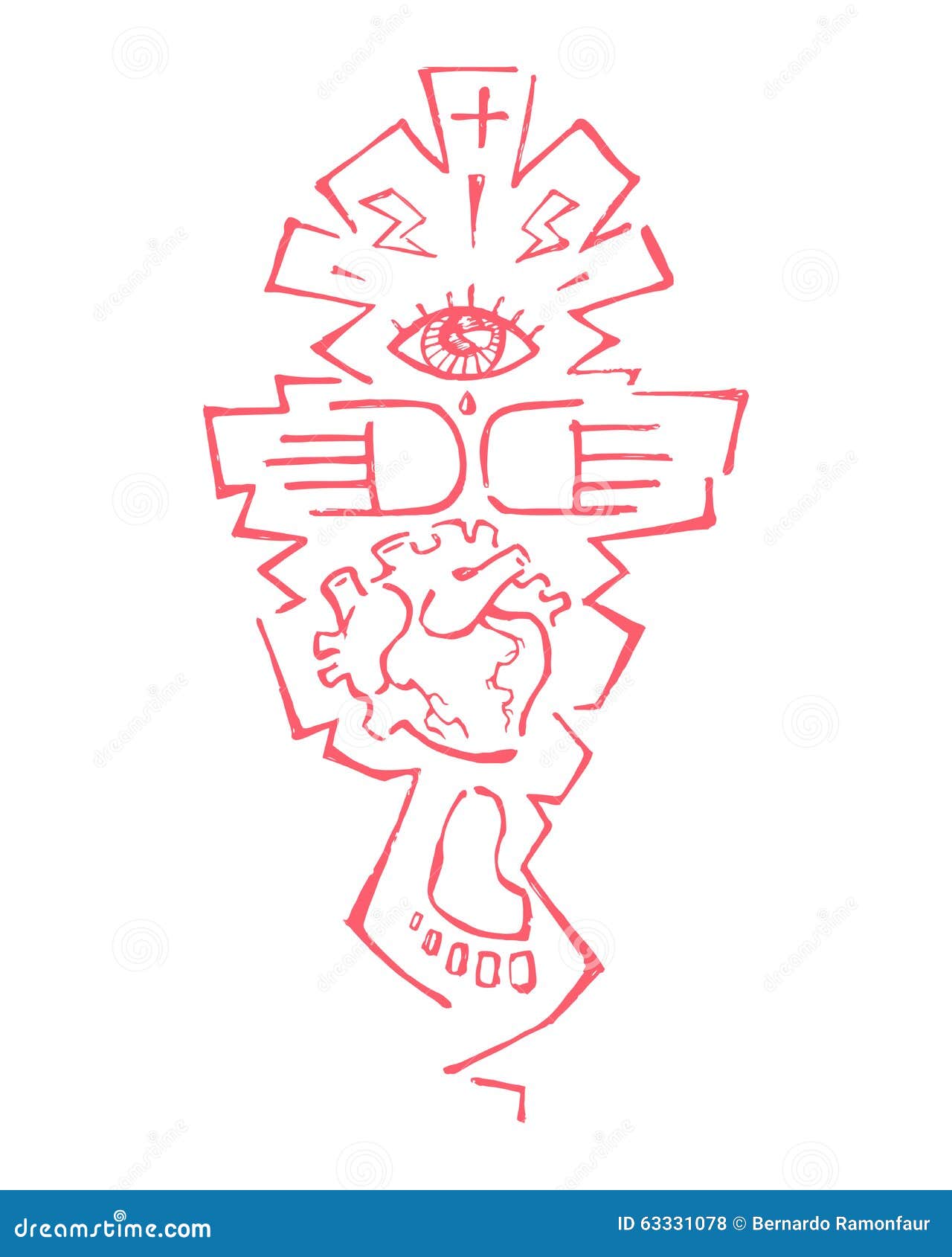 Creativity symbols stock vector. Illustration of vector - 63331078