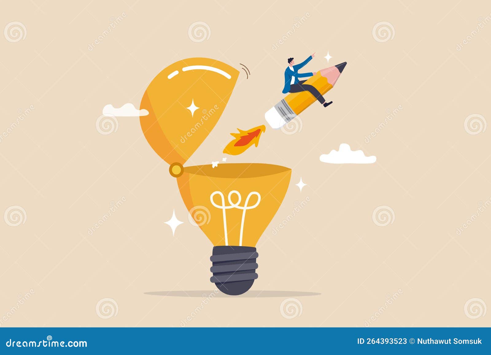 Creativity To Create New Idea, Imagination or Invention, Inspiration ...