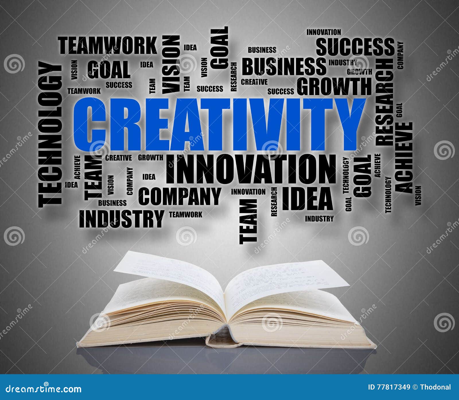 Creativity Word Cloud Concept Above Book Stock Photos - Free & Royalty-Free Stock Photos from ...