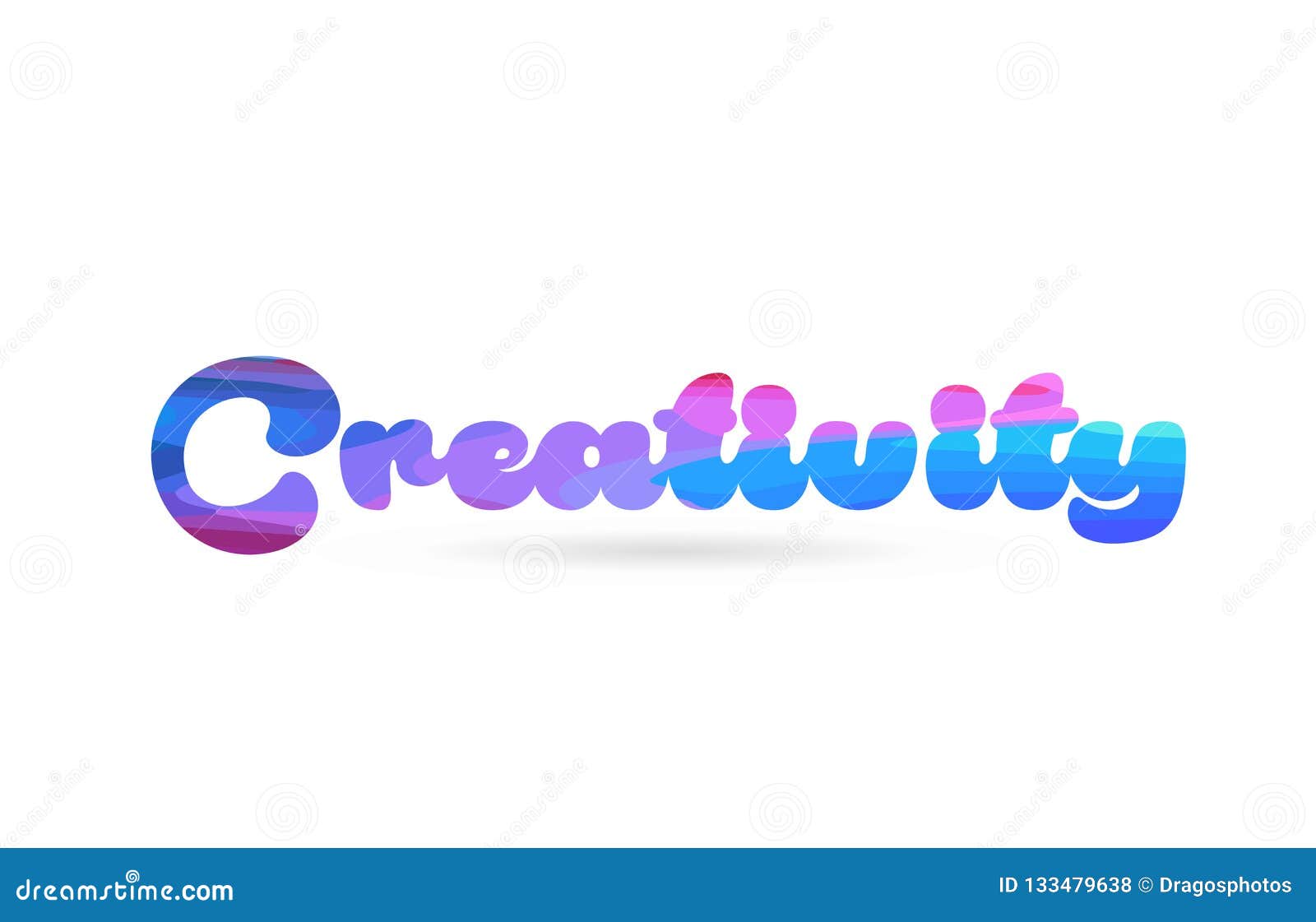 Creativity Pink Blue Color Word Text Logo Icon Stock Vector ... Creativity Pink Blue Color Word Text Logo Icon Stock Vector ...