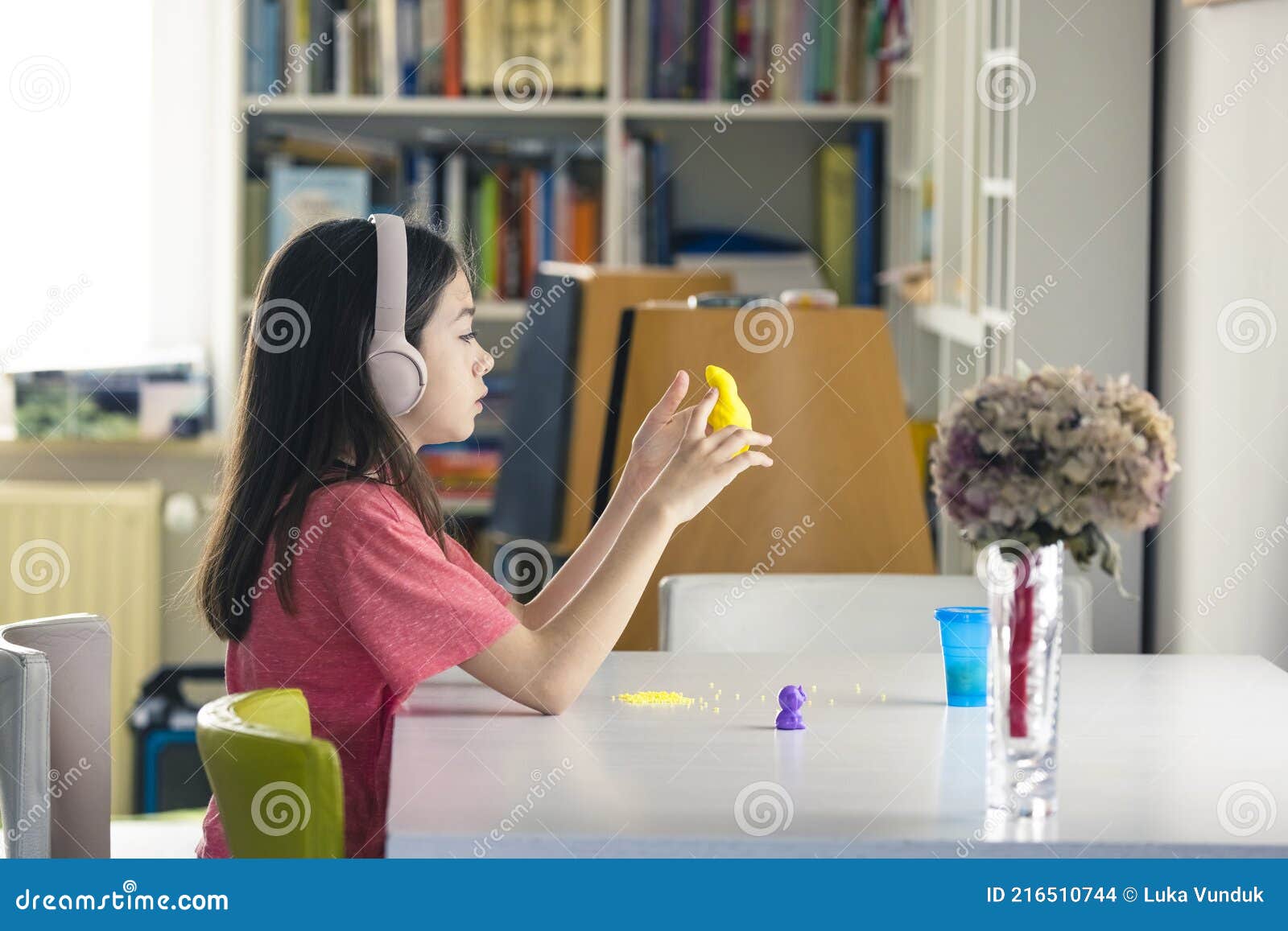 Creativity at Young Age Improving Cognitive Abilities Stock Photo ...