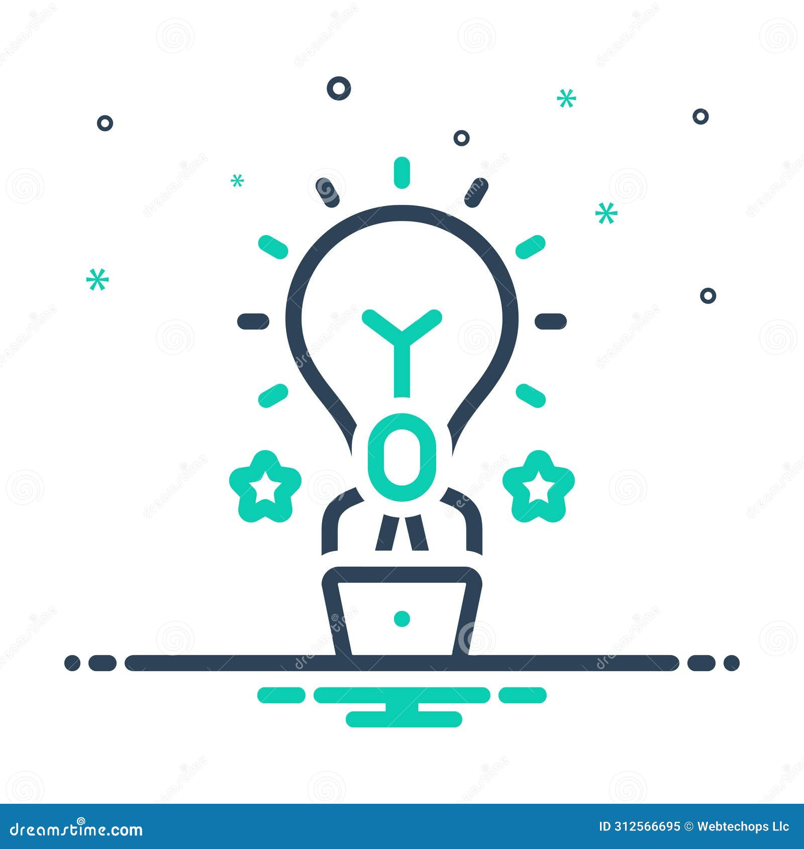 Mix Icon for Creator, Erector and Work Stock Vector - Illustration of ...