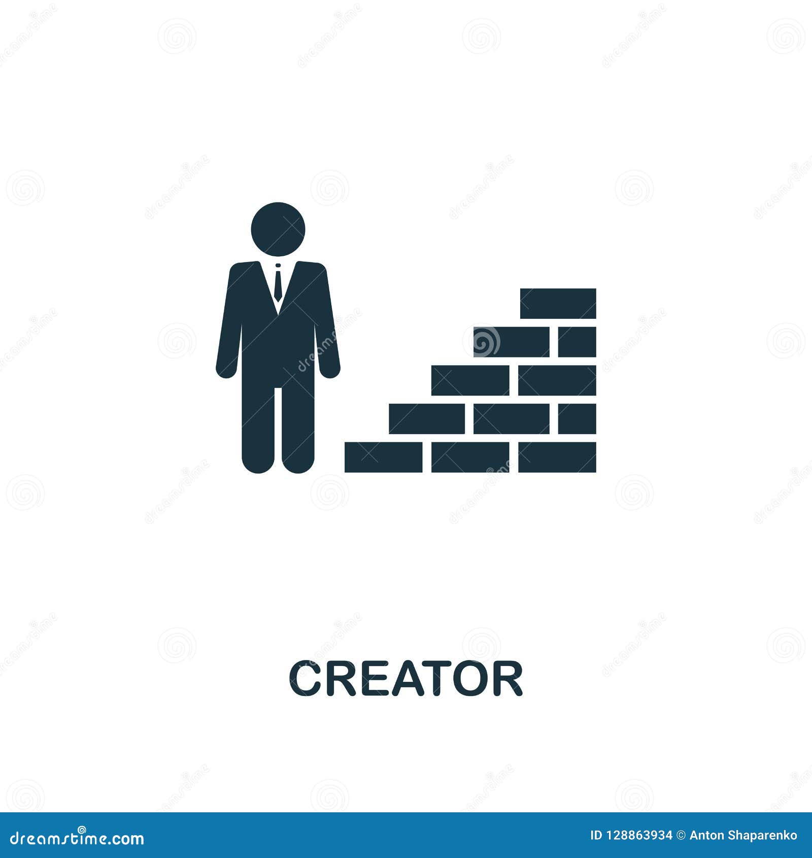 Creator Icon. Premium Style Design from Crowdfunding Icon Collection ...