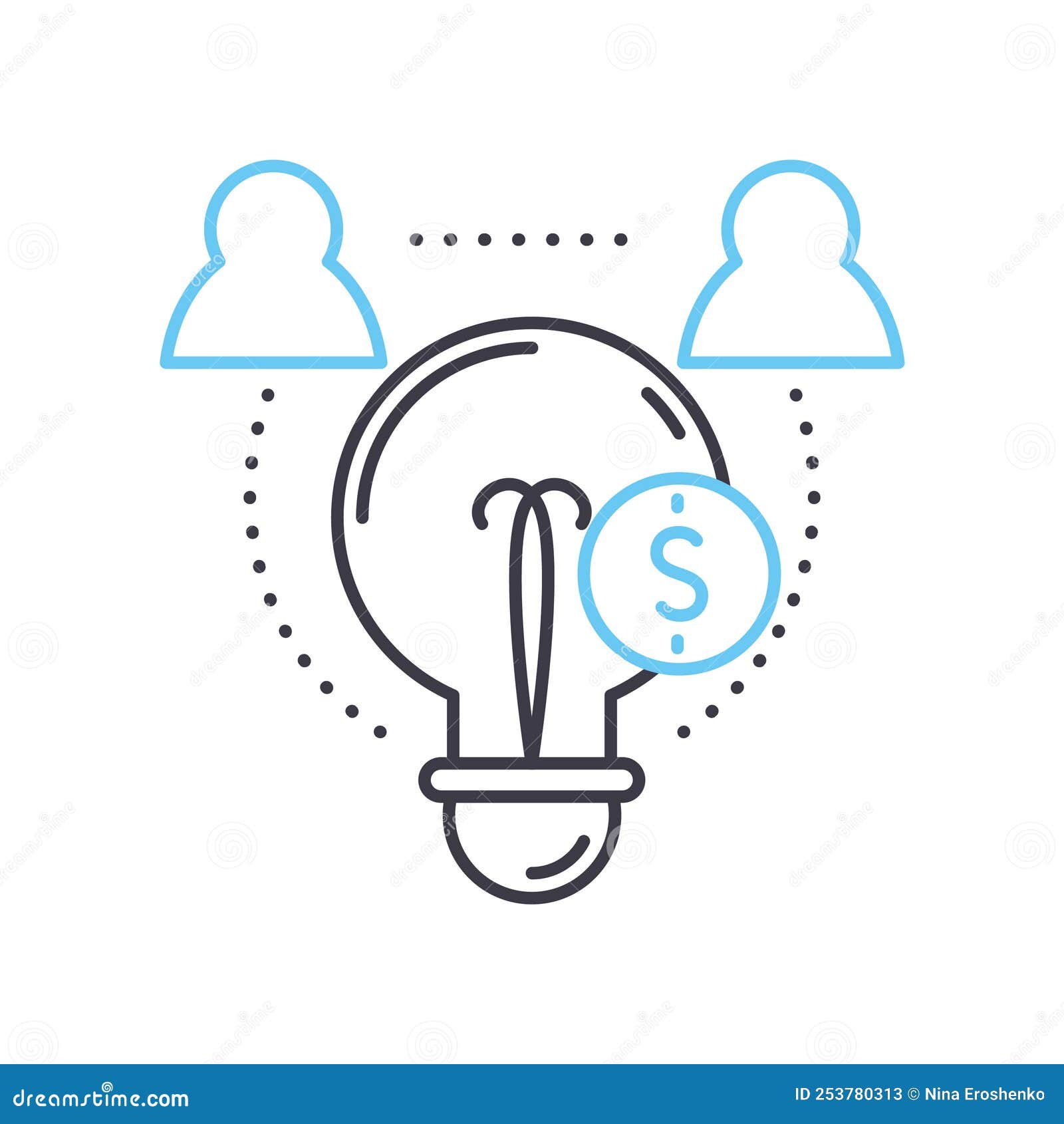 Creator Line Icon, Outline Symbol, Vector Illustration, Concept Sign ...