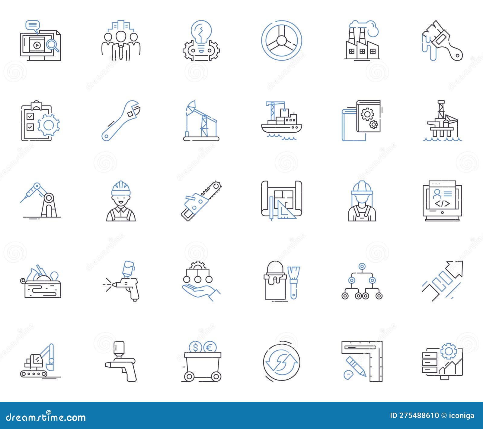 Creator Line Icons Collection. Innovative, Resourceful, Imaginative ...