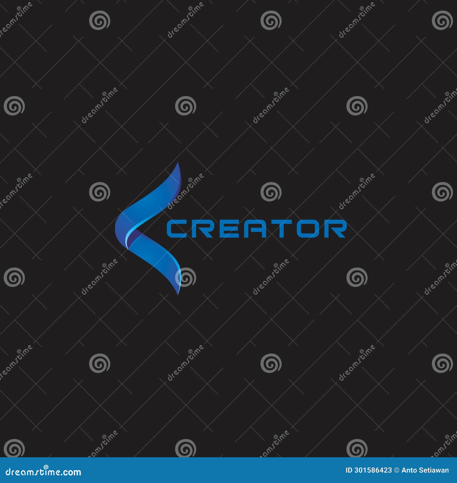 Creator Logo Design. Letter C Logo Stock Vector - Illustration of draw ...