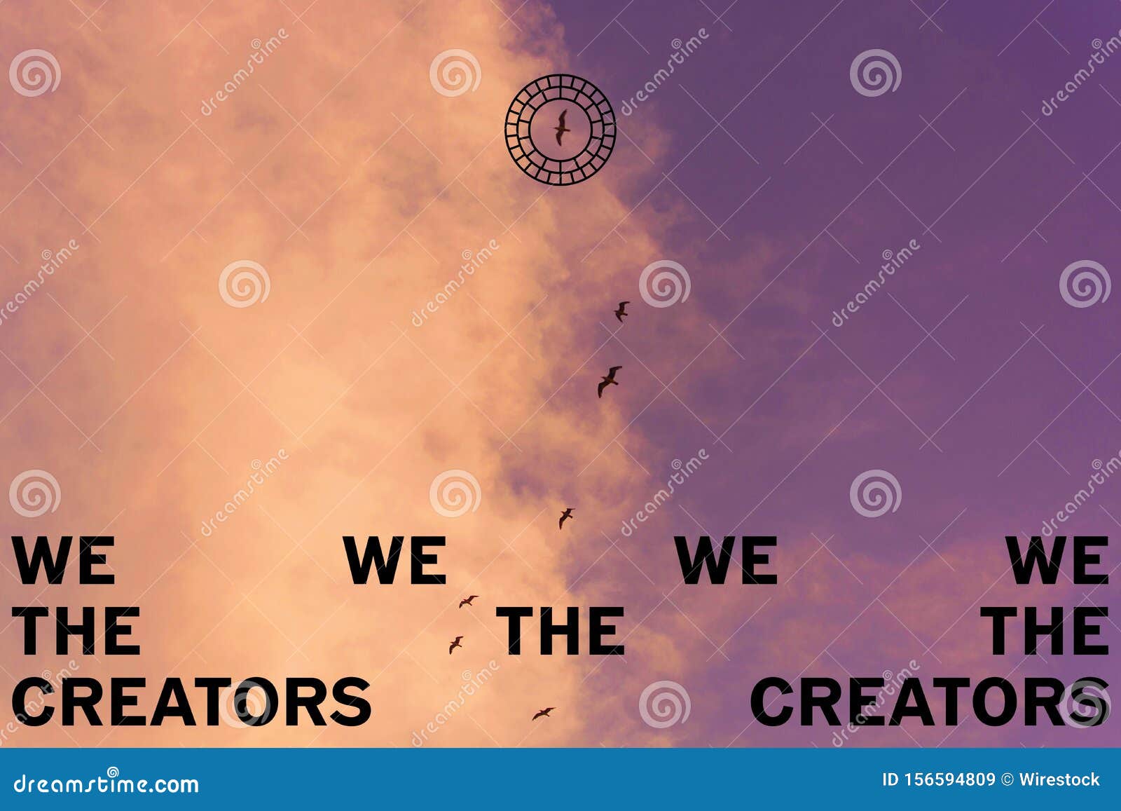 We the creators stock image. Image of fantasy, baby - 156594809