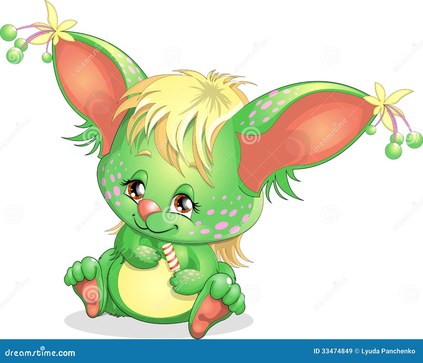Creature stock illustration. Illustration of specks, ears - 33474849