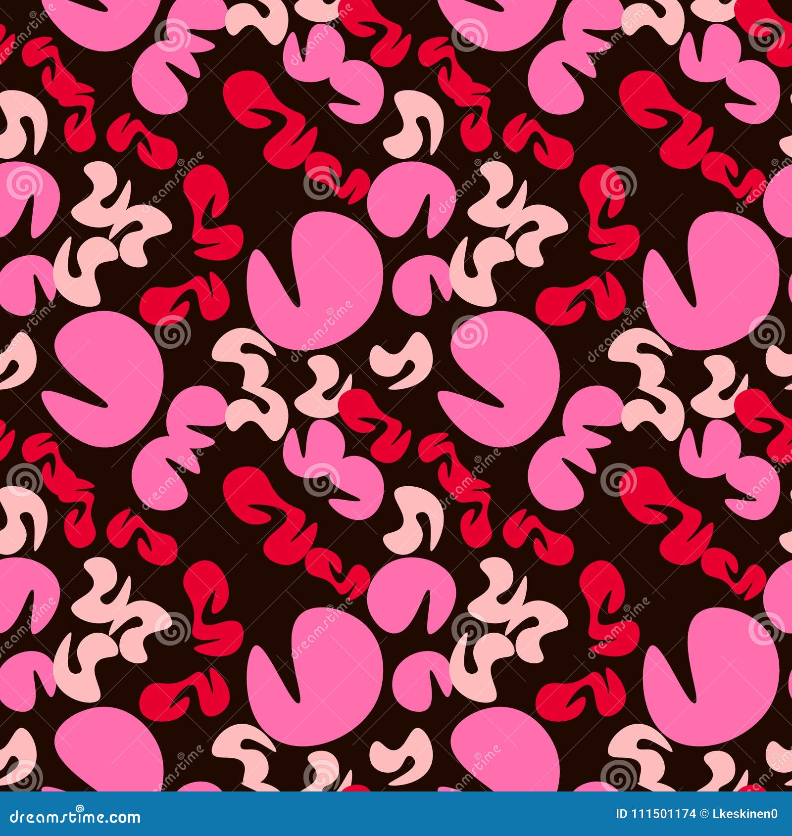 Creatures Bird Eye View Seamless Pattern Stock Vector - Illustration of ...