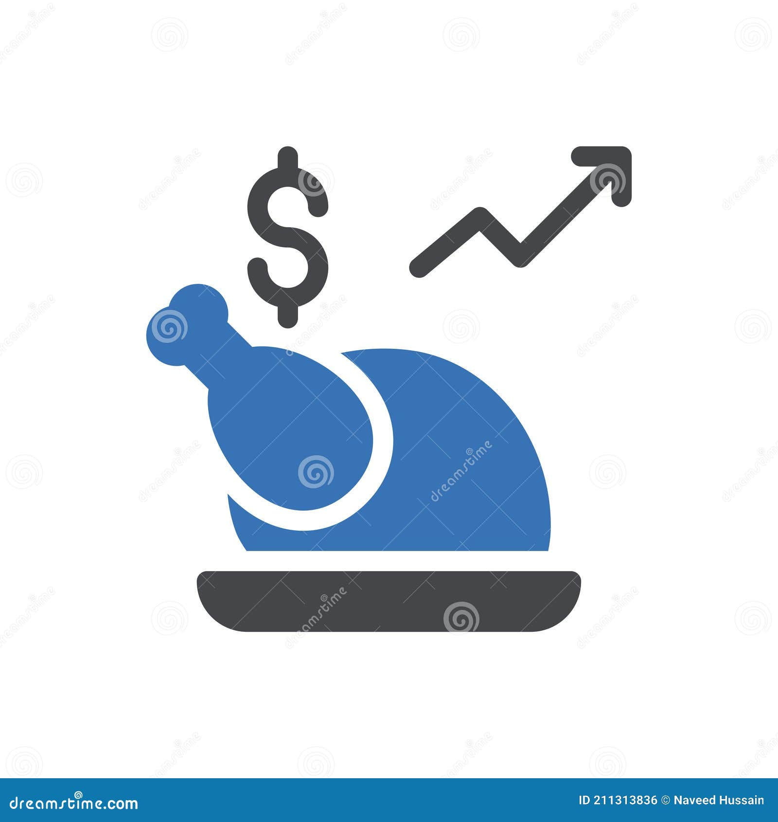 Crecimiento del pollo ilustración del vector. Ilustración de pollo ...