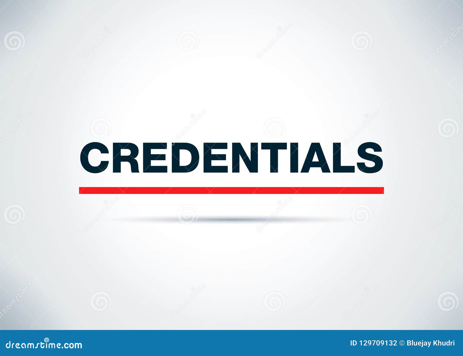Credentials Abstract Flat Background Design Illustration Stock ...