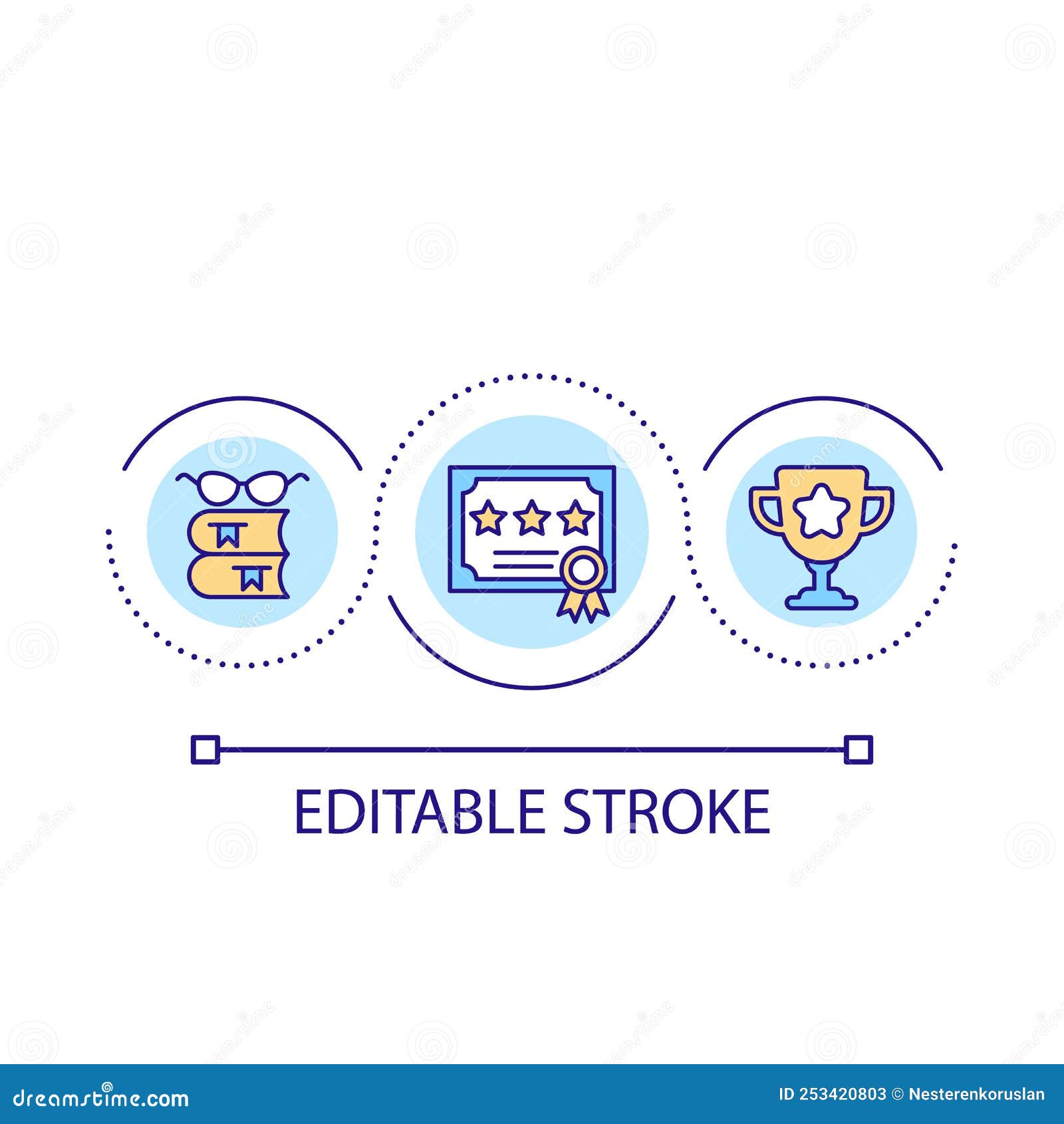 Credentials Abstract Digital Banner Yellow Background Stock Image ...