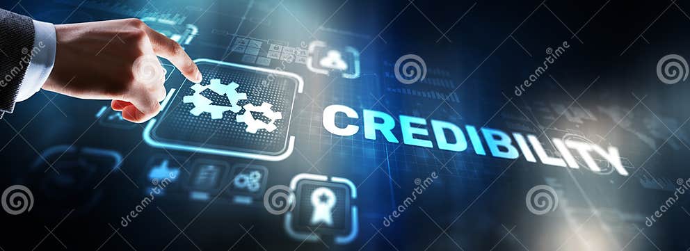 Credibility Improvement. Modern Business Solution Concept Stock Image ...