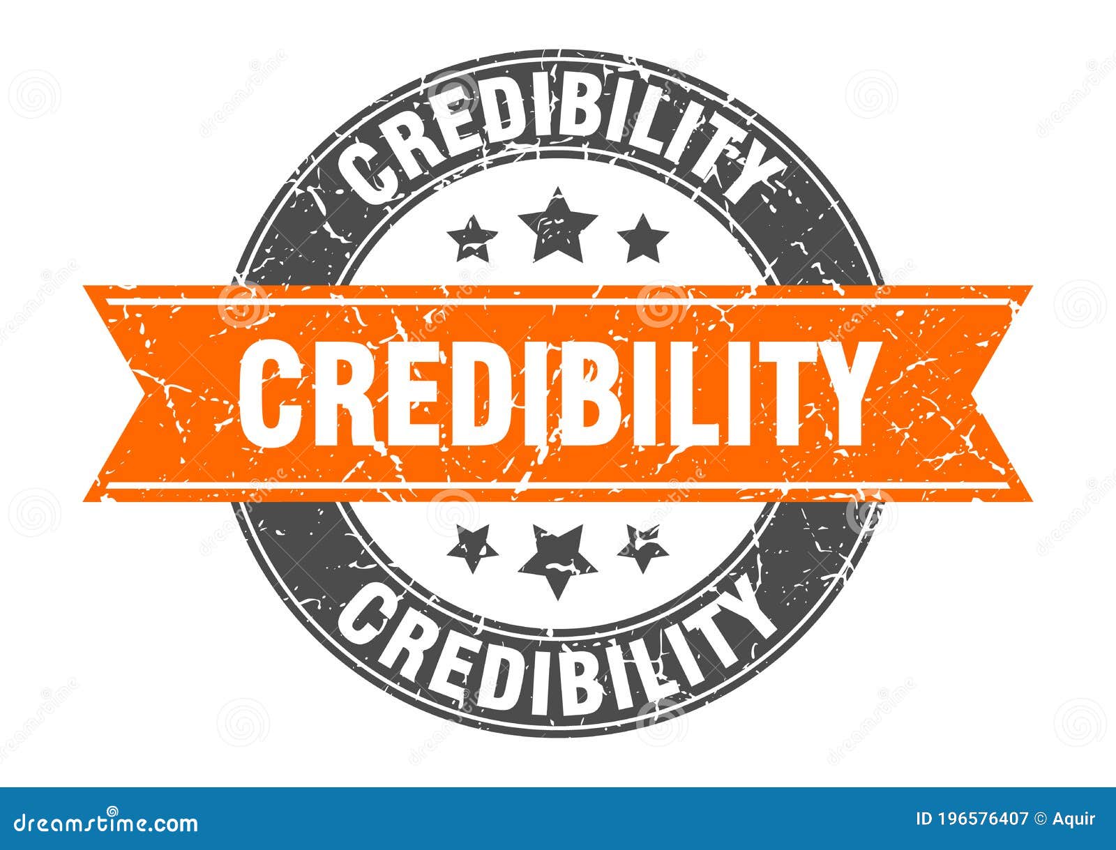 Credibility. Credibility Round Pink Label Isolated On Transparent ...