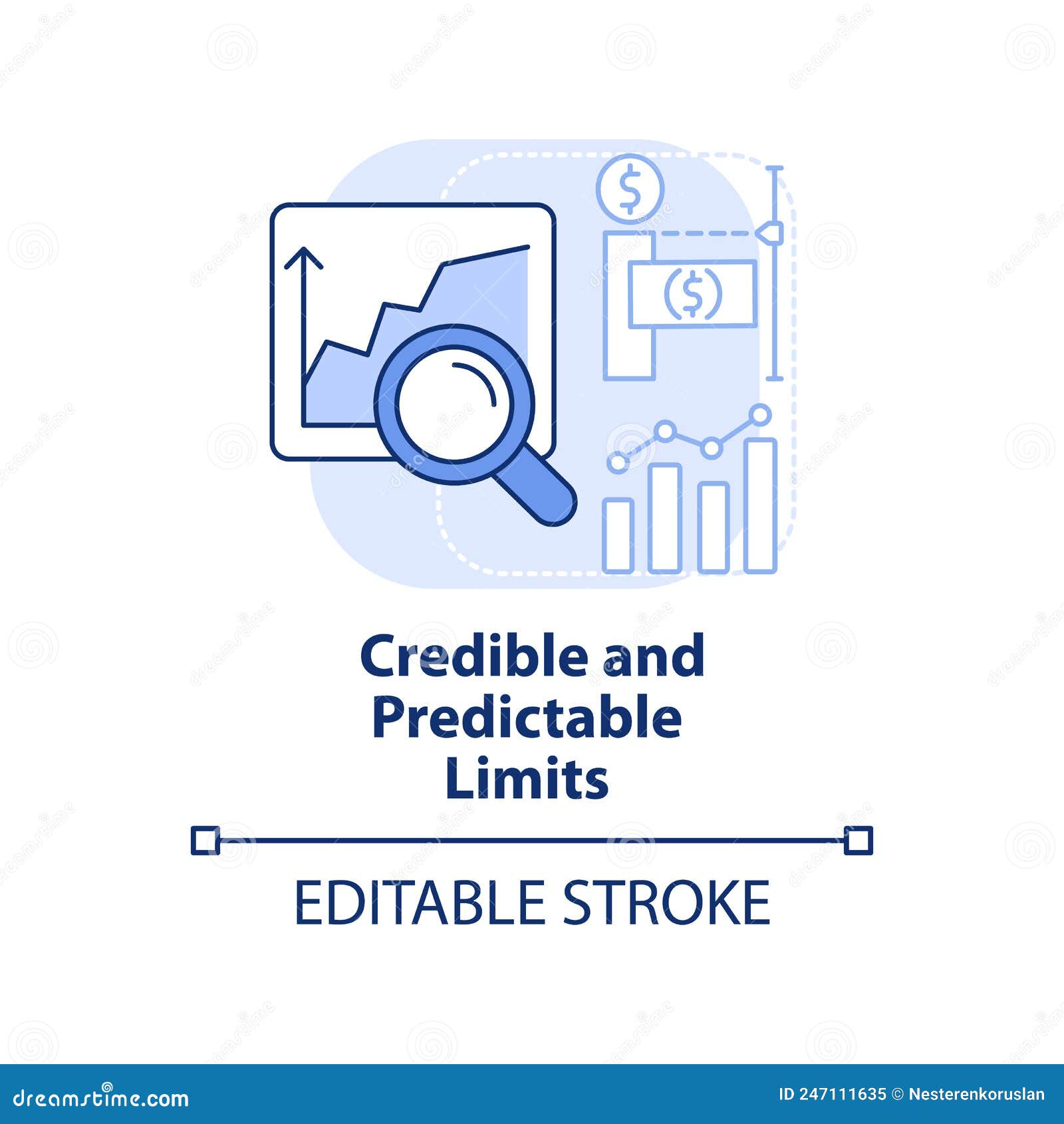 Predictable Revenue Concept Icon Vector Illustration | CartoonDealer ...