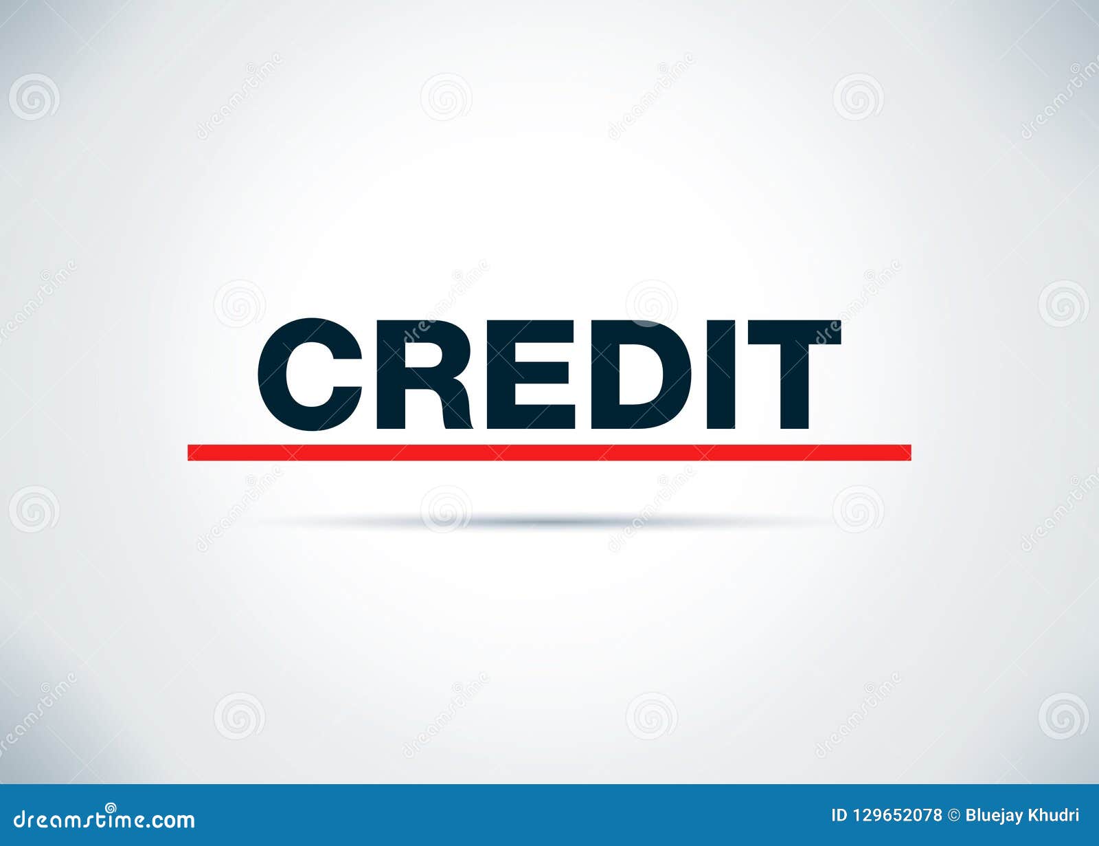 Credit Abstract Flat Background Design Illustration Stock Illustration ...