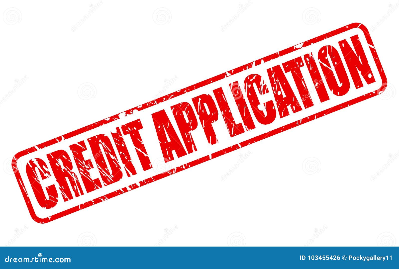 CREDIT APPLICATION Red Stamp Text Stock Illustration - Illustration of ...