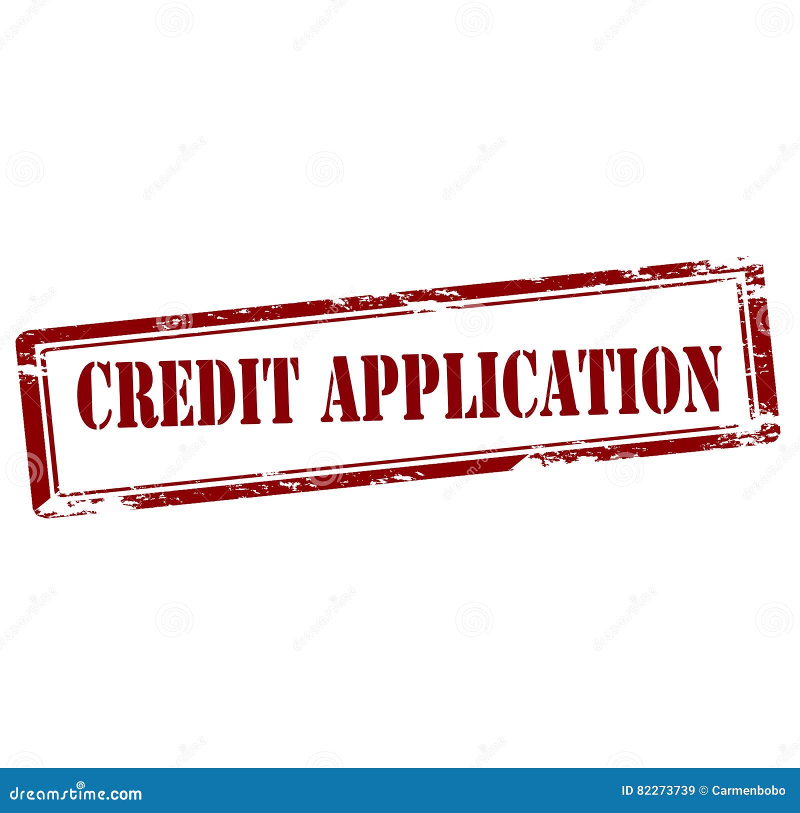 Credit application stock illustration. Illustration of credit - 82273739