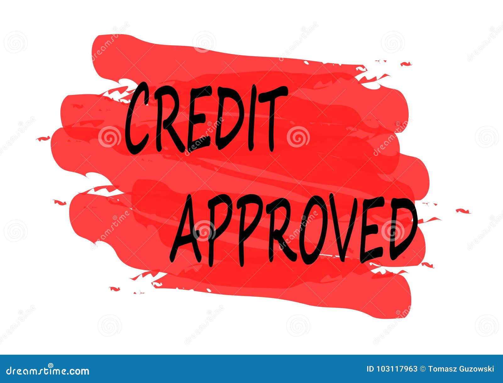 Credit Approved Word Stamp Cartoon Vector | CartoonDealer.com #87577811