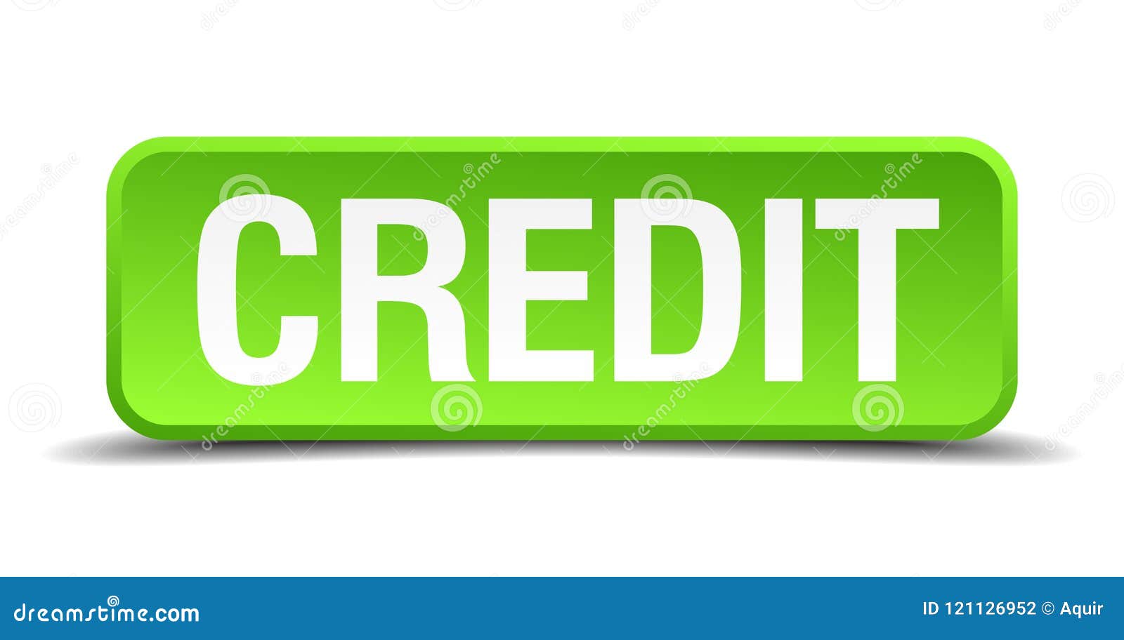 Credit button stock vector. Illustration of label, template - 121126952