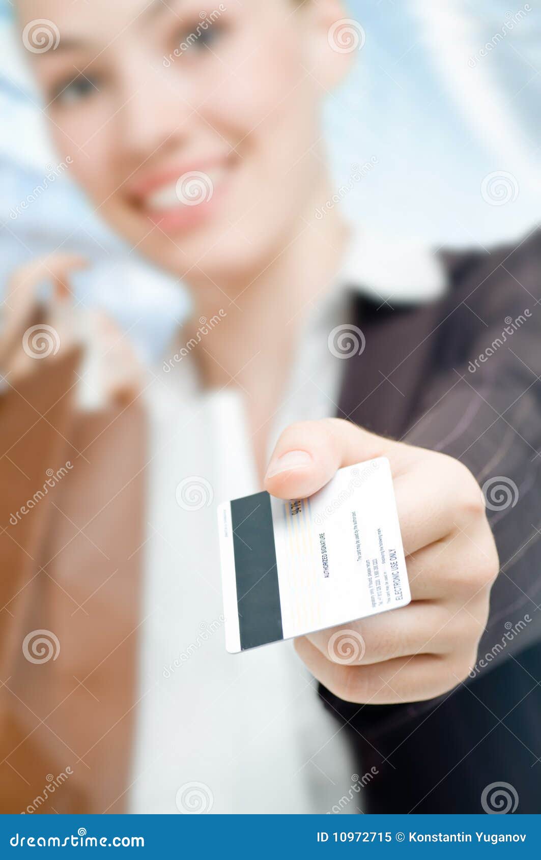 Credit card stock image. Image of people, finance, caucasian - 10972715