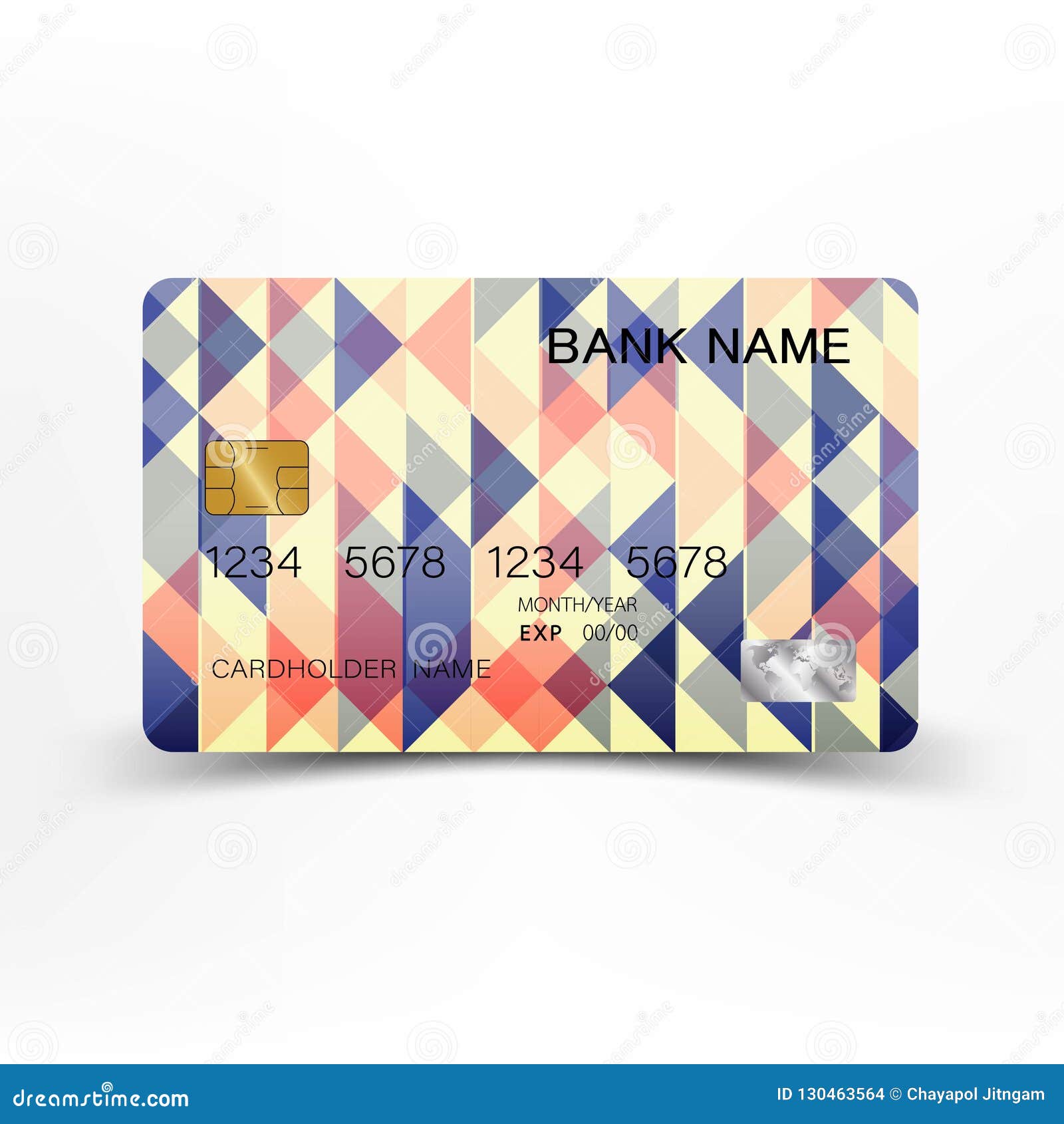 Credit card stock vector. Illustration of idea, business - 130463564