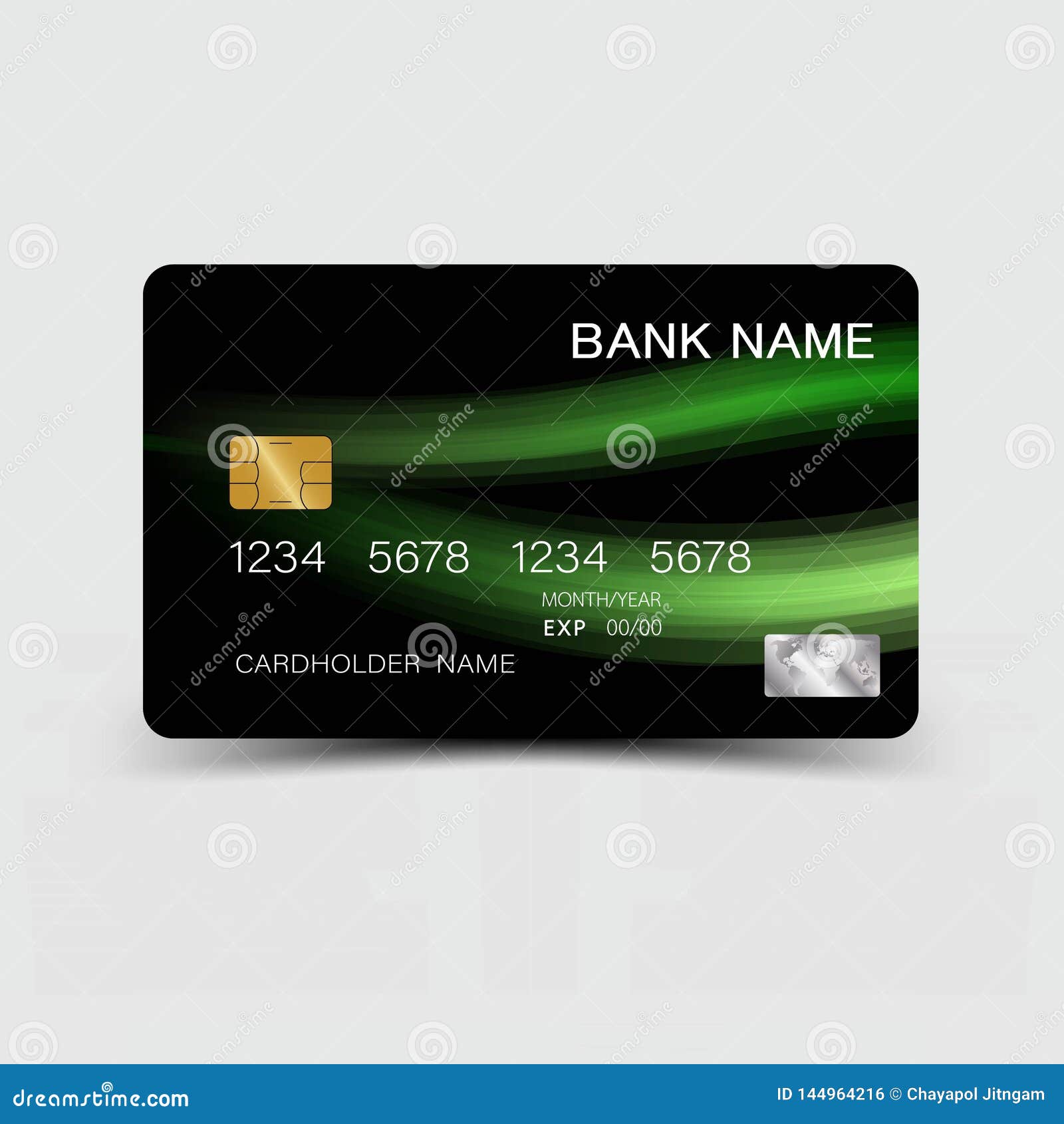 Creative and Credit Card Design. with Inspiration from the Abstract ...